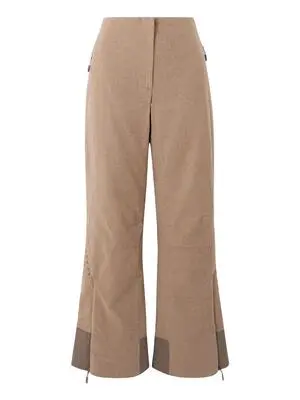 Sease Akuna Padded Cashmere Flared Ski Pants - Brown