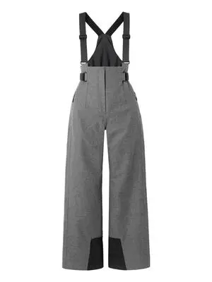 Sease Aoraki Wool-blend Ski Salopettes - Gray