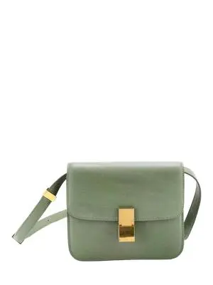 Celine Classic Box Teen Shoulder Bag Grainy Leather - Green