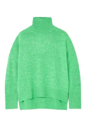 LISA YANG Heidi Cashmere Turtleneck Sweater - Green