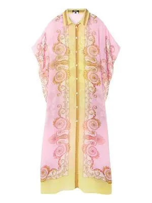 VERSACE Printed Georgette Kaftan
