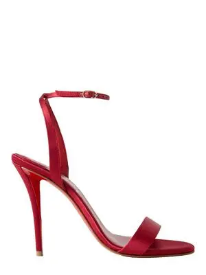 CHRISTIAN LOUBOUTIN Miss Z 100 Satin Sandals - Red