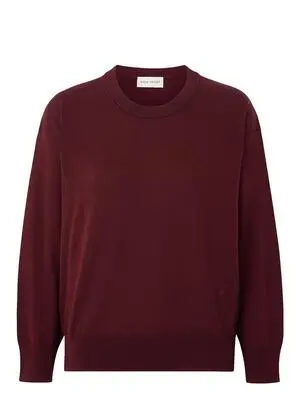 HIGH SPORT Jenna Wool Sweater - Burgundy
