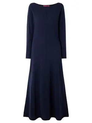 THE ELDER STATESMAN Cashmere Maxi Dress - Blue