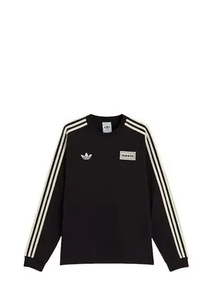 Adidas Tour 3stripes Longsleeve Tee Shirt - Black