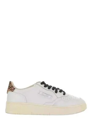 AUTRY Medalist Leopard Sneakers - White