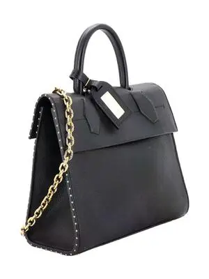 LOUIS VUITTON City Steamer Leather Satchel - Black