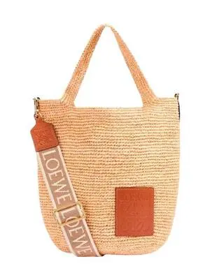 Loewe Mini Slit Bag - Raffia