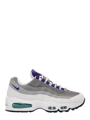 Nike Air Max 95 Og Big Bubble Sneakers - White/court Purple/emerald Green