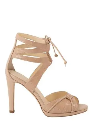 ELIZEE Ametista Platform Heel Sandals - Honey Tan