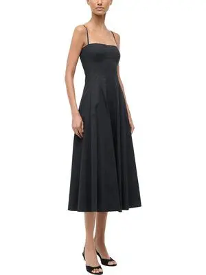 Staud Wylie Midi Dress - Black