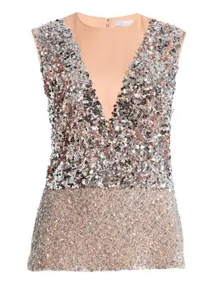 Rabanne Sequined Top - Multi