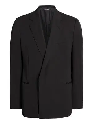 DUNHILL Doublebreasted Wooltwill Blazer