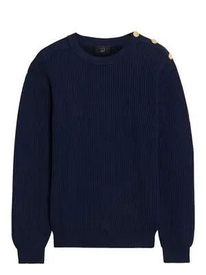 DUNHILL Ribbed Cotton Sweater