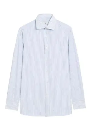 Dunhill Striped Cottonpoplin Shirt - Sky Blue