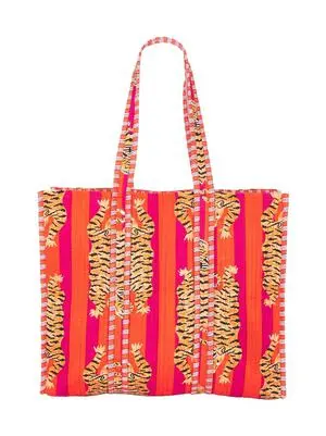 VERVE CULTURE Feline Printed Tote
