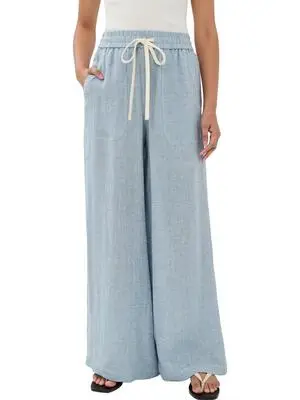 THE FRANKIE SHOP Maesa Pants - Light Indigo