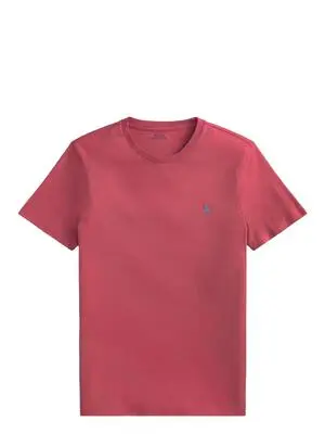 Polo Ralph Lauren Embroidered-logo T-shirt Red