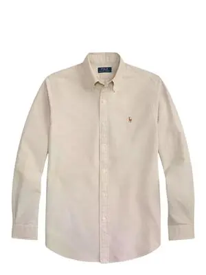 Polo Ralph Lauren The Iconic Oxford Embroidered Shirt - Neutrals
