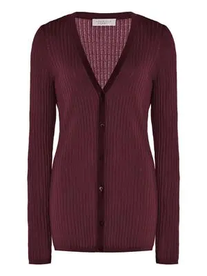 GABRIELA HEARST Emma Pointelle Knit Cardigan