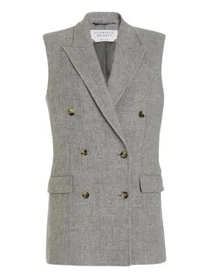 GABRIELA HEARST Mayte Cashmere Linen Vest