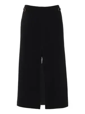 Gabriela Hearst Morelos Midi Skirt - Black