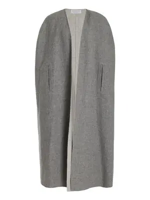 GABRIELA HEARST Lindlow Cape In Cashmere Linen
