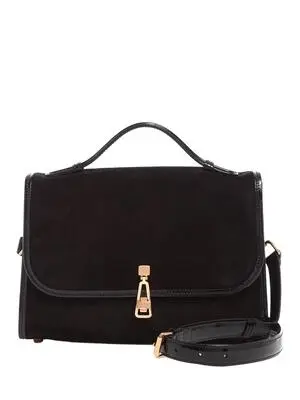 Gabriela Hearst Leonora Flap Bag - Black