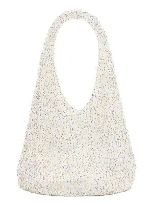Gabriela Hearst Manasa Knit Hobo Bag - Ivory Multi