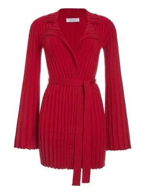 Gabriela Hearst Carmen Knit Cardigan In Merino Wool - Red
