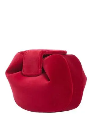 Gabriela Hearst Soft Demi Clutch - Scarlet Red