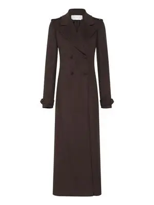 GABRIELA HEARST Houstt Winter Silk Trench Coat