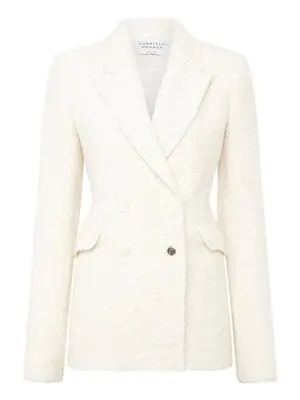 Gabriela Hearst Gabriela Hearst Stephanie Recycled Cashmere Boucle Blazer Ivory