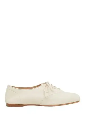 Gabriela Hearst Maya Oxford Flat - Ivory