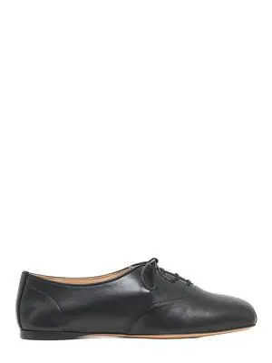 Gabriela Hearst Maya Oxford Flat - Black