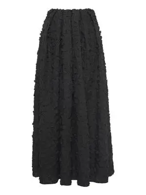 Gabriela Hearst Zelia Embroidered Maxi Skirt - Black