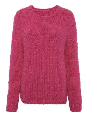 Gabriela Hearst Lawrence Knit Sweater Fuchsia