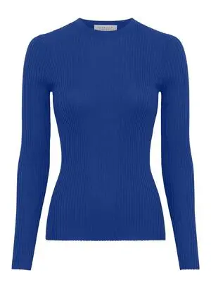 Gabriela Hearst Browning Knit Sweater - Cobalt