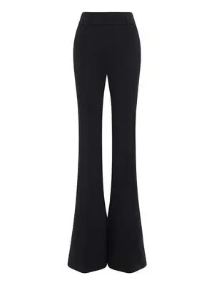 Gabriela Hearst Rhein Flare Pant In Cashmere Jersey - Black