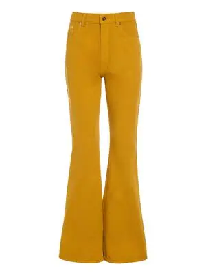 Gabriela Hearst Willa Bootcut Recycled Cotton Jeans - Golden Birch