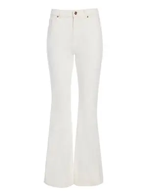 Gabriela Hearst Willa Bootcut Jean - White