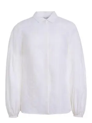 Gabriela Hearst Inga Linen Blouse - White