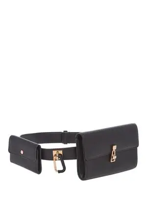 Gabriela Hearst Nappa Leather Tool Belt - Black