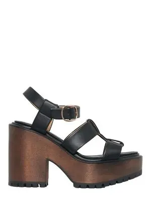 GABRIELA HEARST Hera Leather Platform Sandal