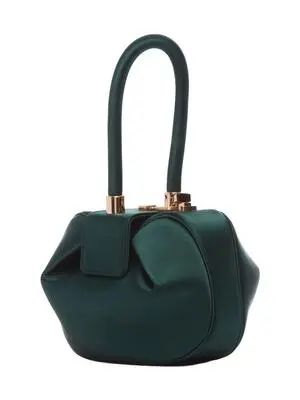 Gabriela Hearst Demi Bag In Satin Emerald