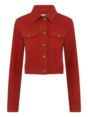 Gabriela Hearst Bronte Recycled Cotton Denim Jacket - Antelope Orange
