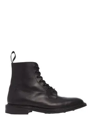 Gabriela Hearst Calvert Military Leather Boots - Black