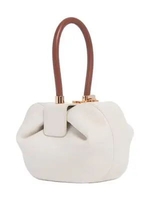 Gabriela Hearst Nina Bag In Nappa Leather - Ivory/cognac