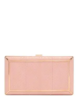 Gabriela Hearst Callas Clutch In Snakeskin - Pink
