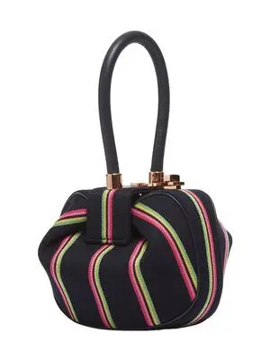 Gabriela Hearst Striped Demi Bag - Navy